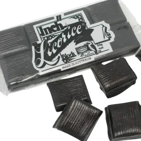 Inch Licorice Block 50g | The Not Just Chocolate Shop